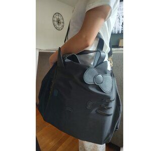 Generic | Bags | Hello Kitty Large Capacity Tote Travel Bag Black New ...